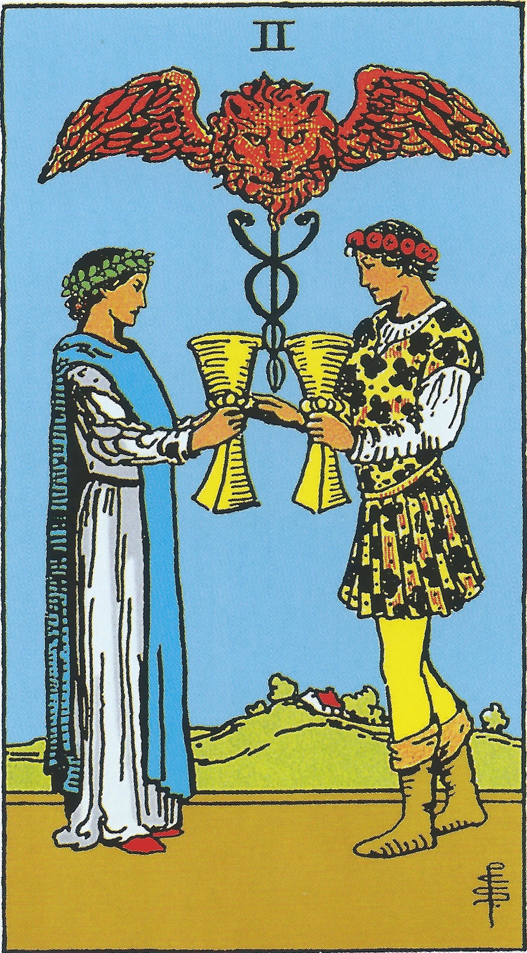 Two of Cups Meaning - Tarot Card Interpretation for Love, Career & More | PullTarot