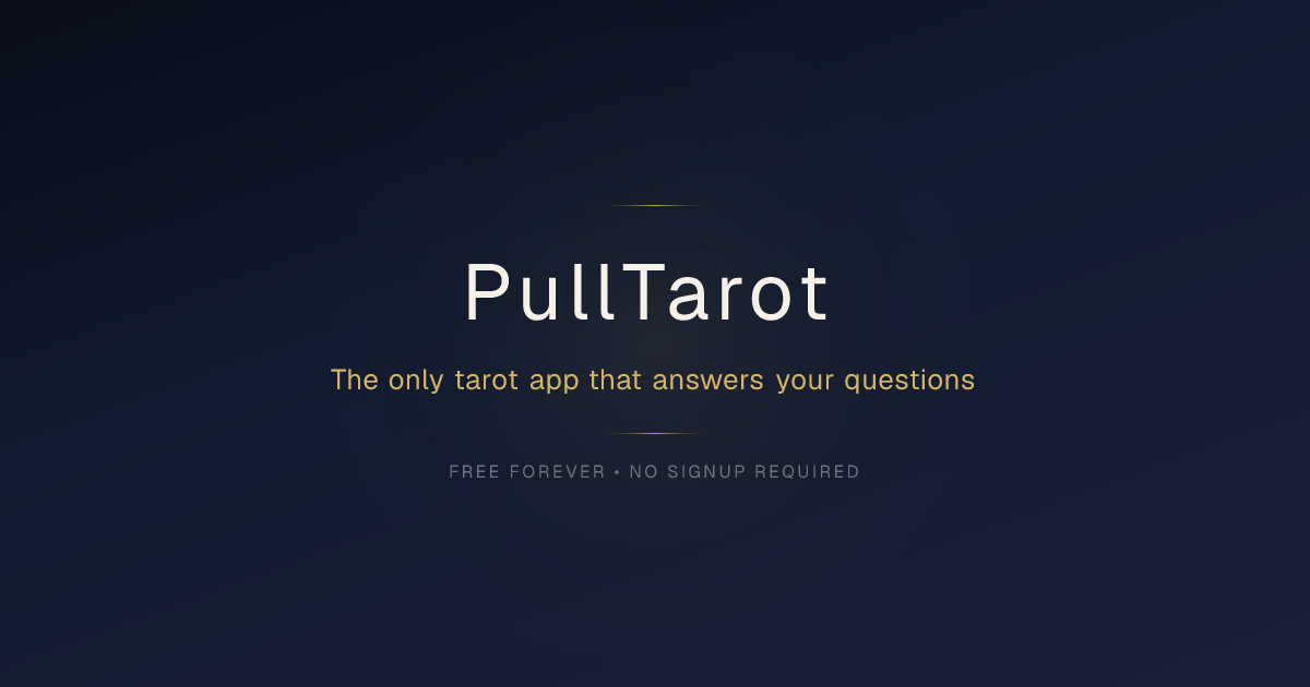 Free Tarot Pull Online — PullTarot Answers Your Questions